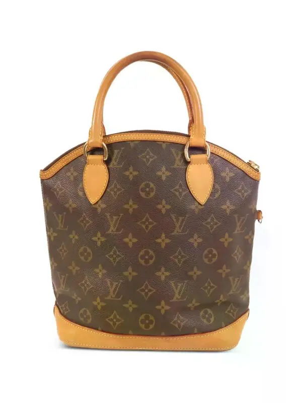 LOUIS VUITTON Lockit Monogram Tote Bag - Brown
