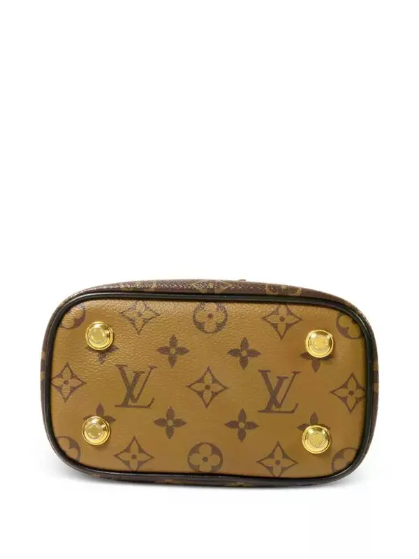 LOUIS VUITTON Monogram Reverse Vanity Shoulder Bag - Brown