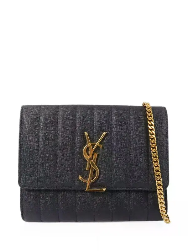 Saint Laurent Vicky Quilted Shoulder Bag