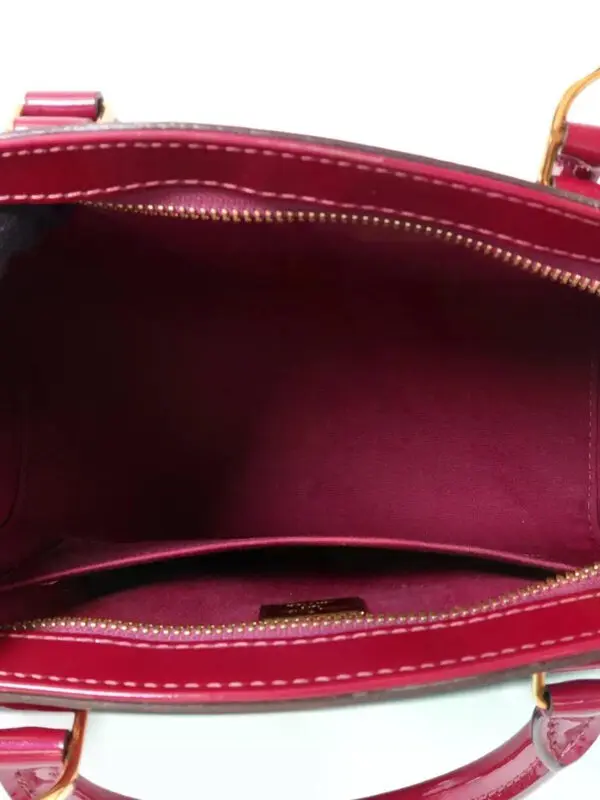 LOUIS VUITTON Monogram Vernis Brera Shoulder Bag - Red