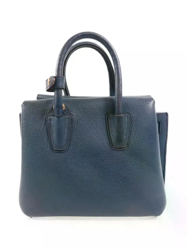 Mcm 2-way Leather Shoulder Bag