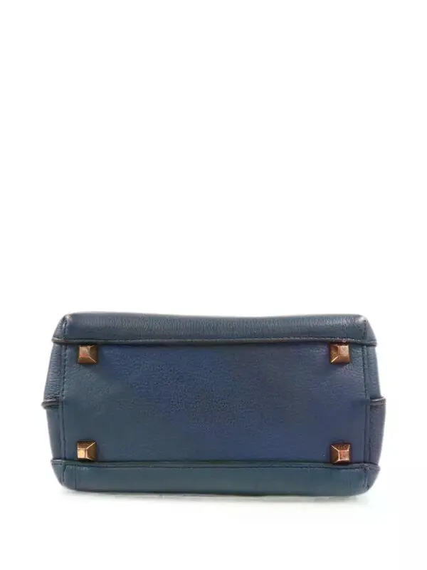 Mcm 2-way Leather Shoulder Bag