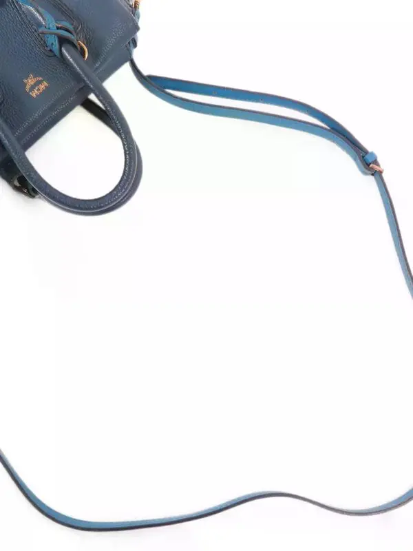 Mcm 2-way Leather Shoulder Bag