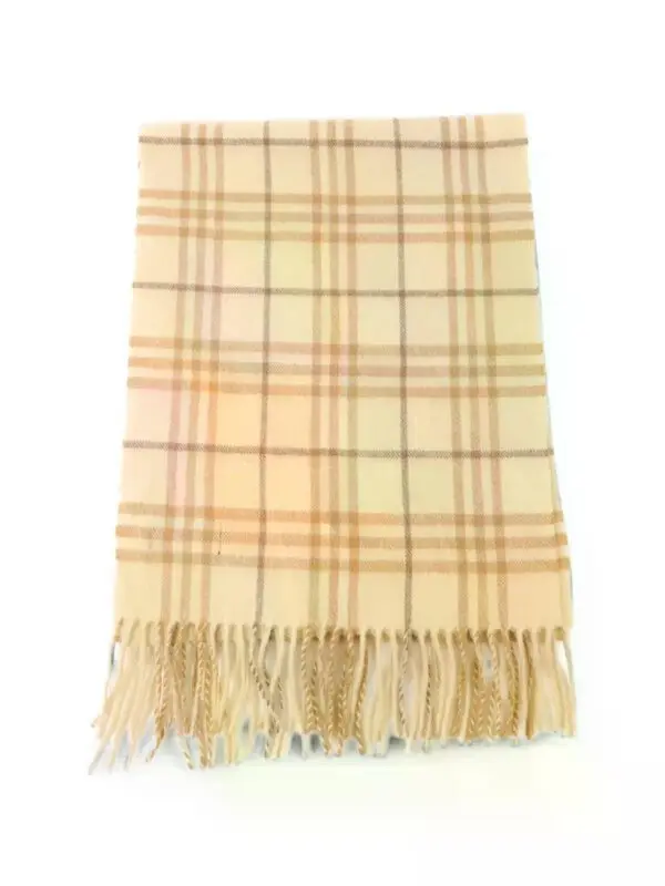 Burberry Check Cashmere Scarf