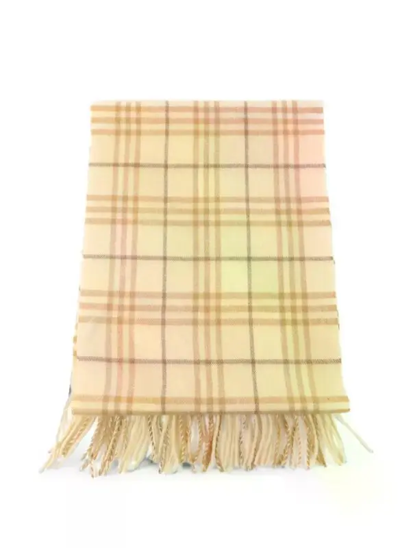 Burberry Check Cashmere Scarf