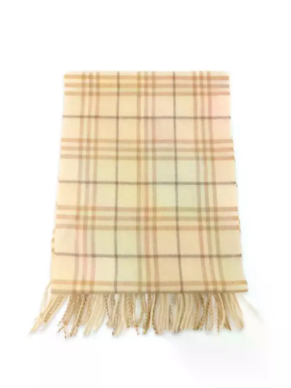 Burberry Check Cashmere Scarf - Neutrals