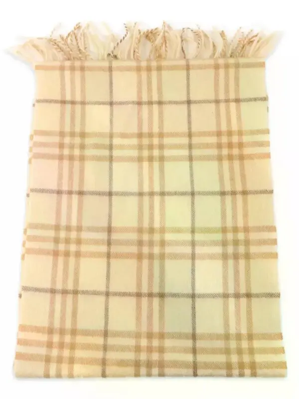Burberry Check Cashmere Scarf - Neutrals