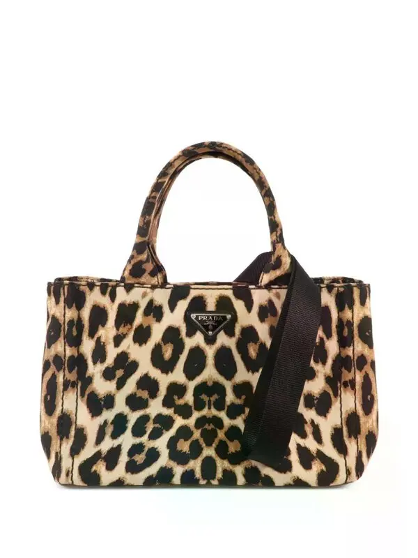 Prada Leopard-print Tote Bag