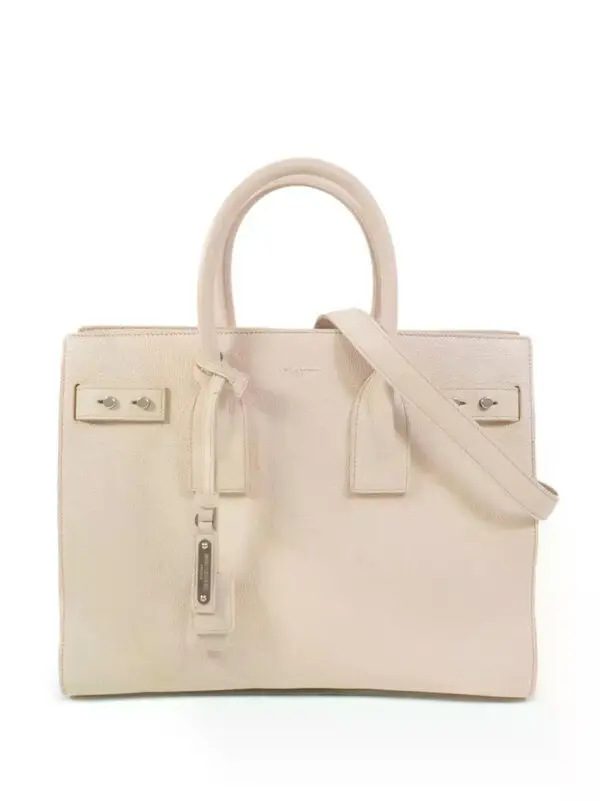 Saint Laurent Sac De Jour Souple Tote Bag - Neutrals