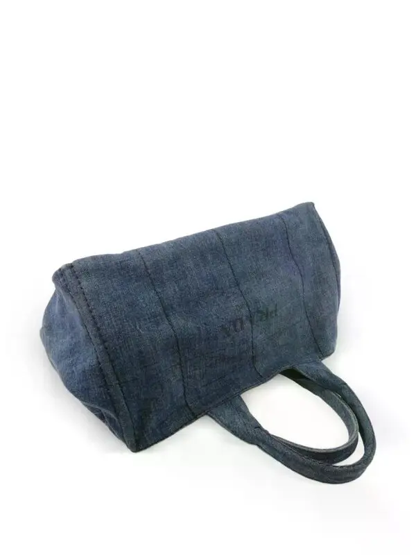 Prada Canapa Tote Bag - Blue