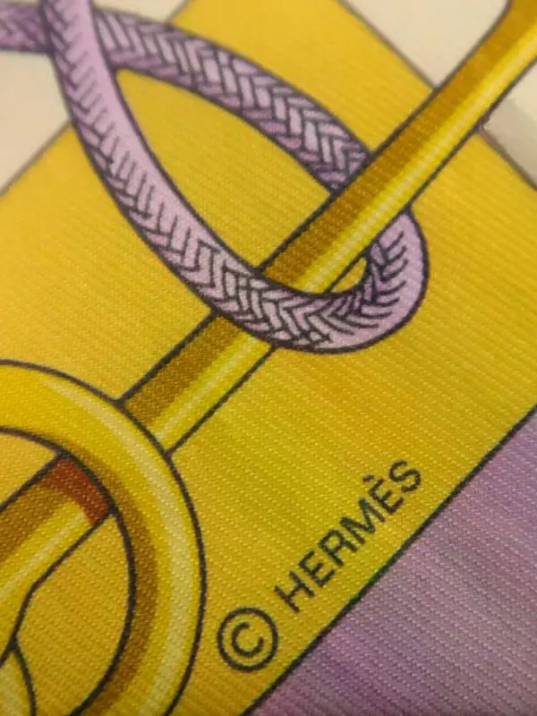 Hermès Cliquets Silk Scarf