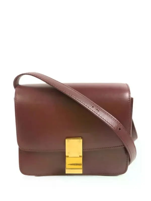 Celine Mini Classic Box Crossbody Bag - Red