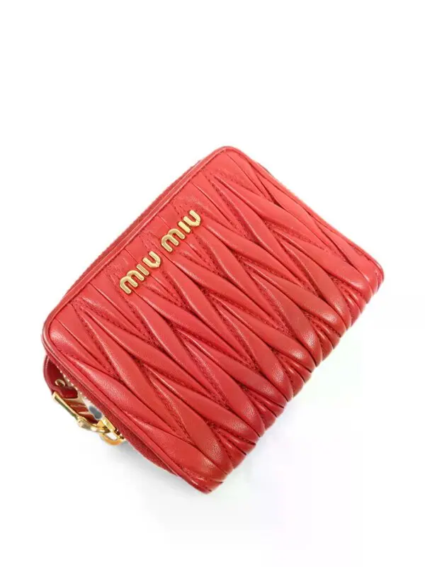Miu Miu Matelassé Leather Wallet