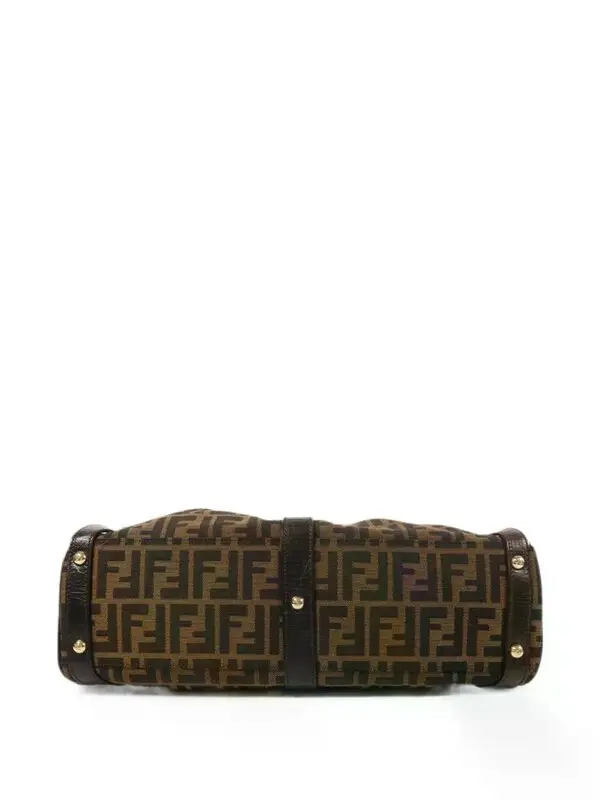 Fendi Zucca Print Leather Handbag