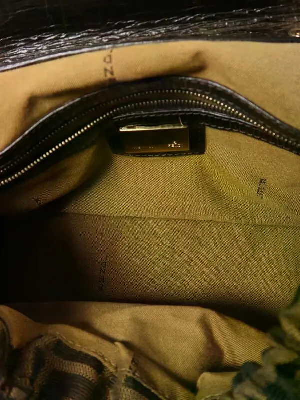 Fendi Zucca Print Leather Handbag
