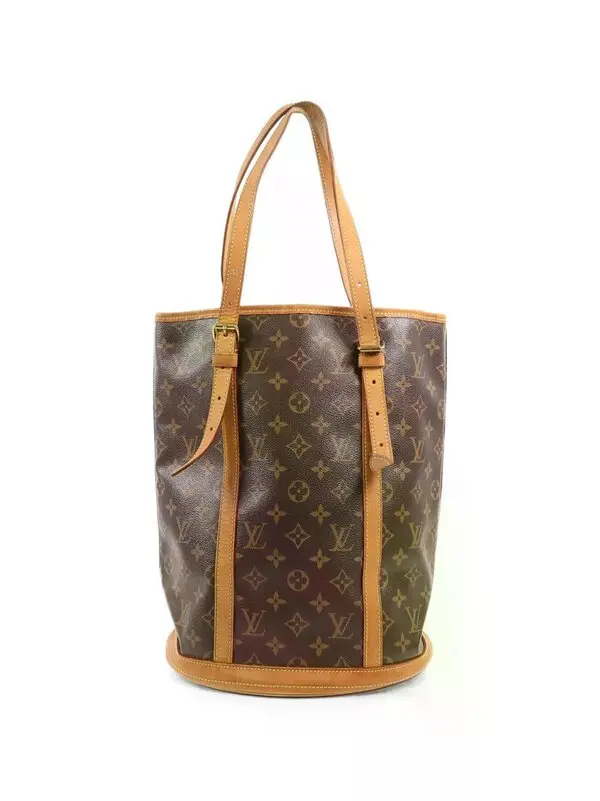 LOUIS VUITTON Monogram Canvas Bucket Tote Bag - Brown