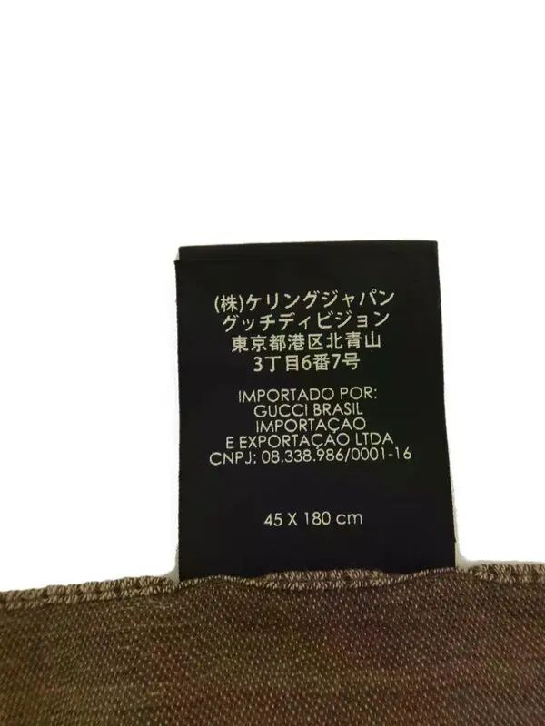 Gucci Monogram-pattern Scarf