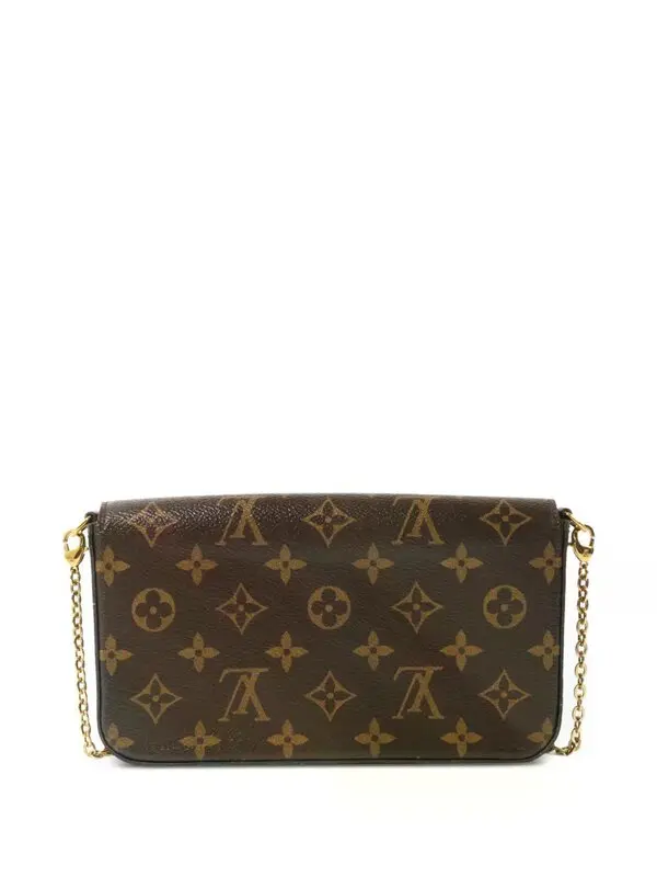 LOUIS VUITTON Félicie Monogram Shoulder Bag - Brown