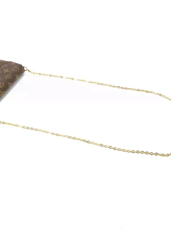 LOUIS VUITTON Félicie Monogram Shoulder Bag - Brown