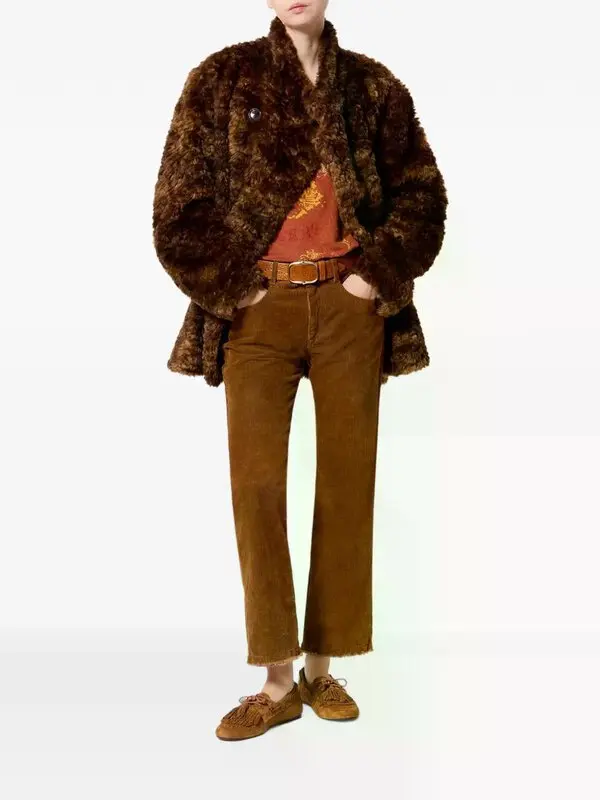 MARANT ETOILE Ruthie Corduroy Trousers - Brown