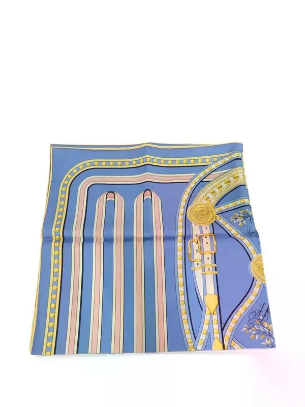 Hermès Print Silk Scarf