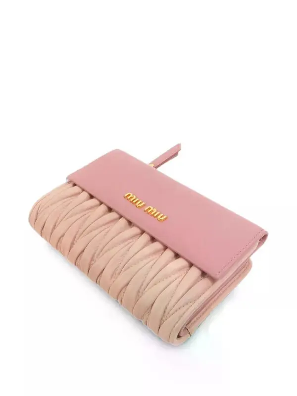 Miu Miu Matelassé Leather Wallet