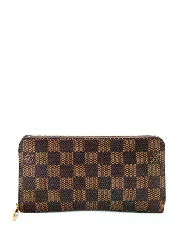 LOUIS VUITTON Zippy Wallet Damier Small Wallets - Brown