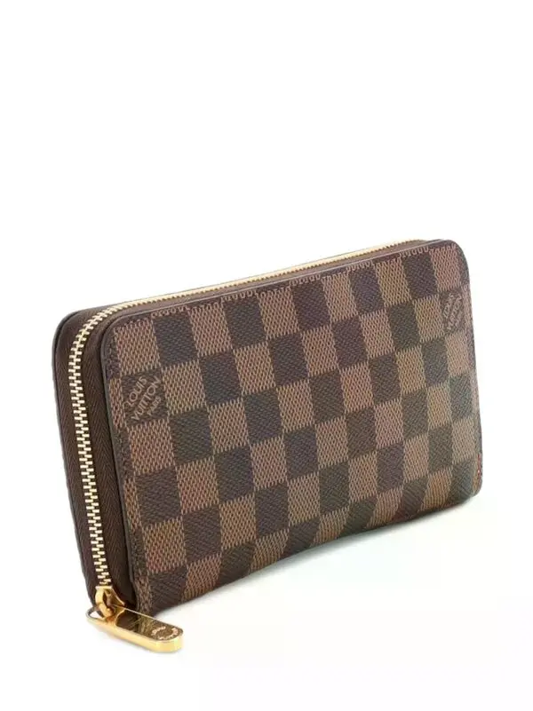 LOUIS VUITTON Zippy Wallet Damier Small Wallets - Brown