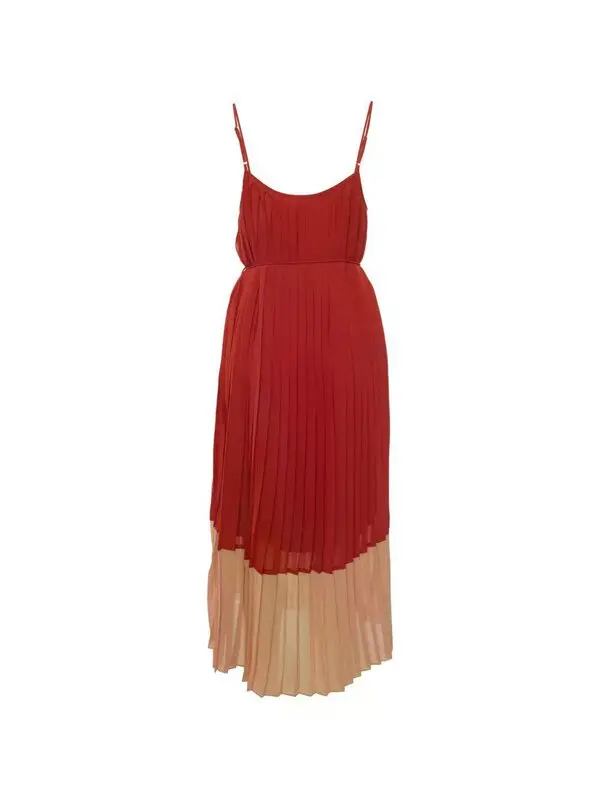 Zimmermann Color-block Pleated Midi Dress