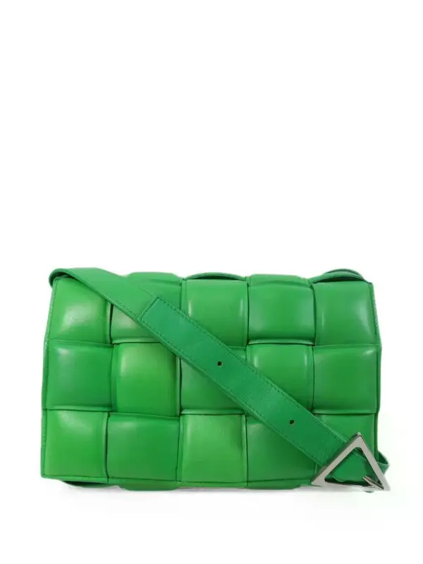 Bottega Veneta Cassette Padded Shoulder Bag - Green