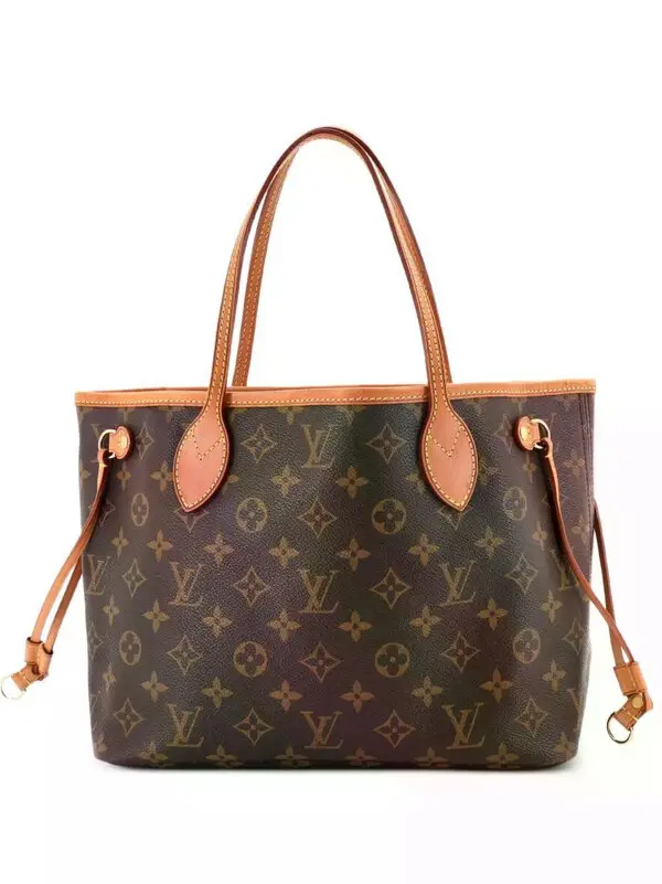 LOUIS VUITTON Neverfull Monogram Canvas Pm Tote Bag - Brown