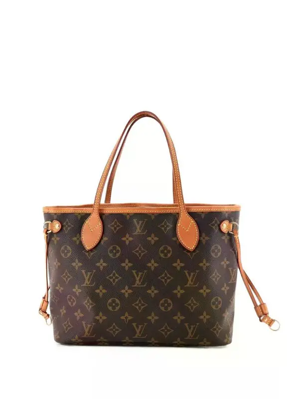 LOUIS VUITTON Neverfull Monogram Canvas Pm Tote Bag - Brown