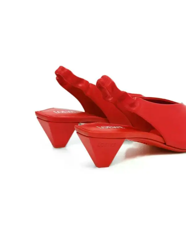 Loewe Pointed-toe Slingback Pumps