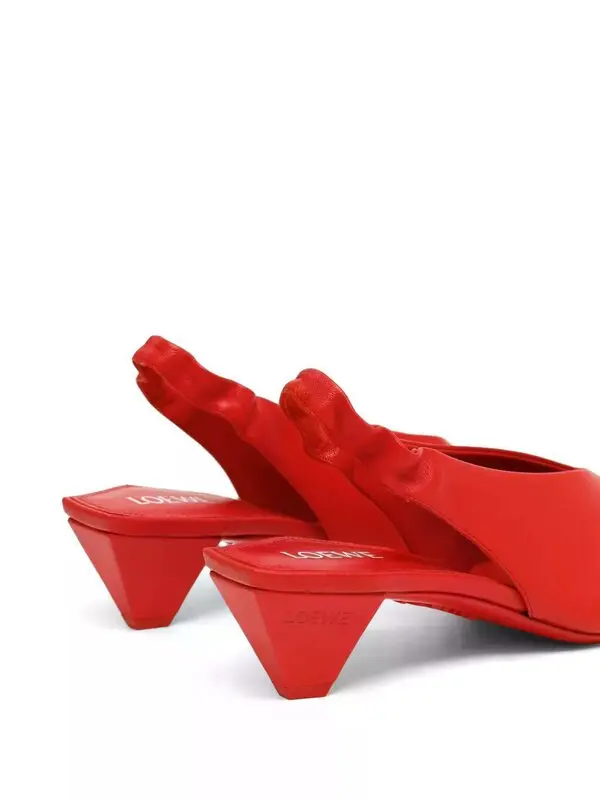 Loewe Pointed-toe Slingback Pumps