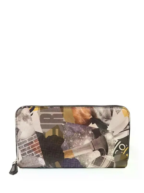 Fendi Collage-print Zip-around Wallet