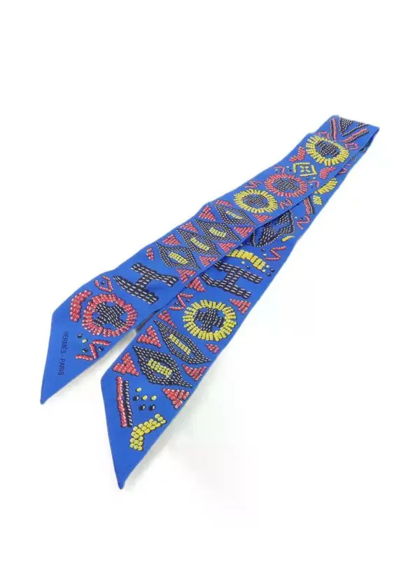 Hermès Kelly En Perles Twilly Scarf