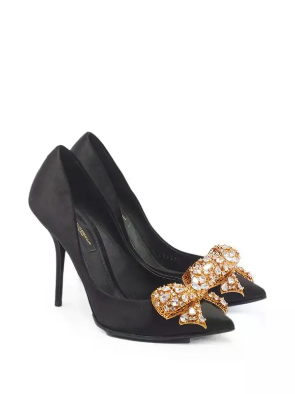 Dolce & Gabbana Crystal-embellished Heeled Pumps