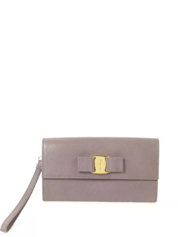 FERRAGAMO Vara-bow Leather Wallet