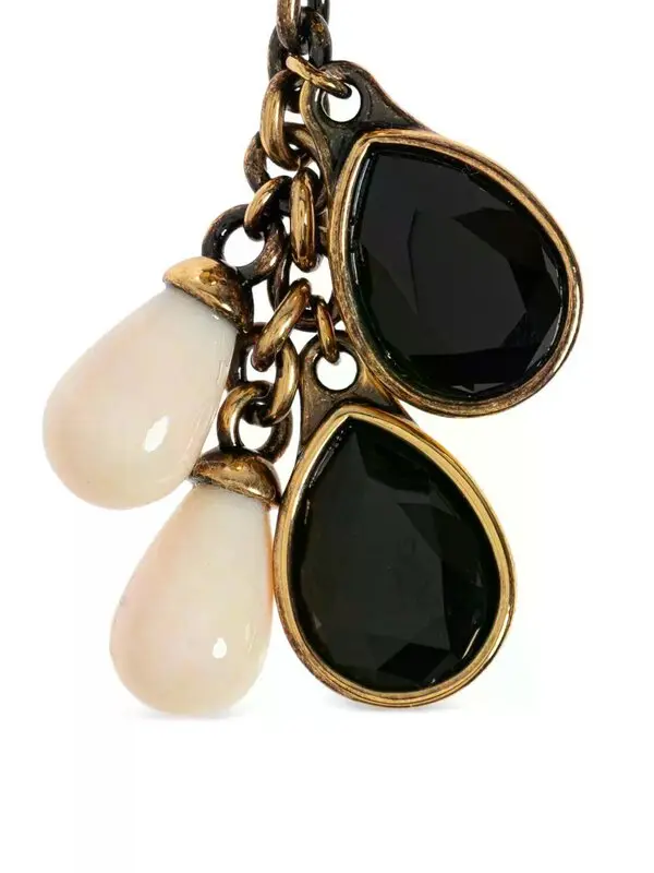 Chloé Charm Embellished Brass Bracelet