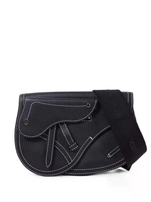 Dior Saddle Leather Shoulder Bag