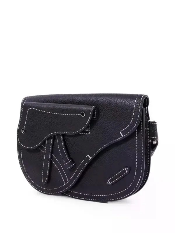 Dior Saddle Leather Shoulder Bag