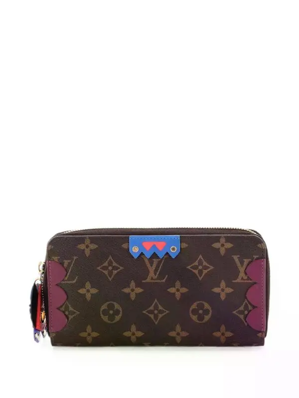 LOUIS VUITTON Zippy Wallet Limited Edition Totem Monogram Canvas - Brown