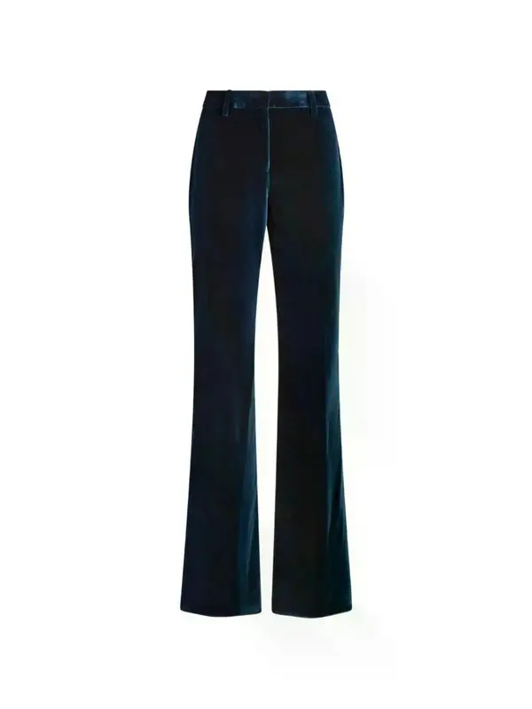 Etro Cotton Velvet Flared Trousers
