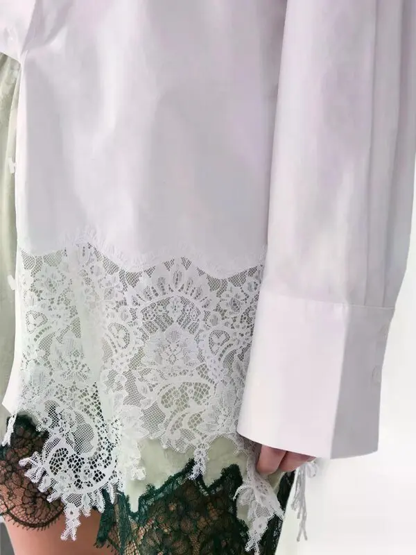 Liu Jo Poplin Shirt With Lace