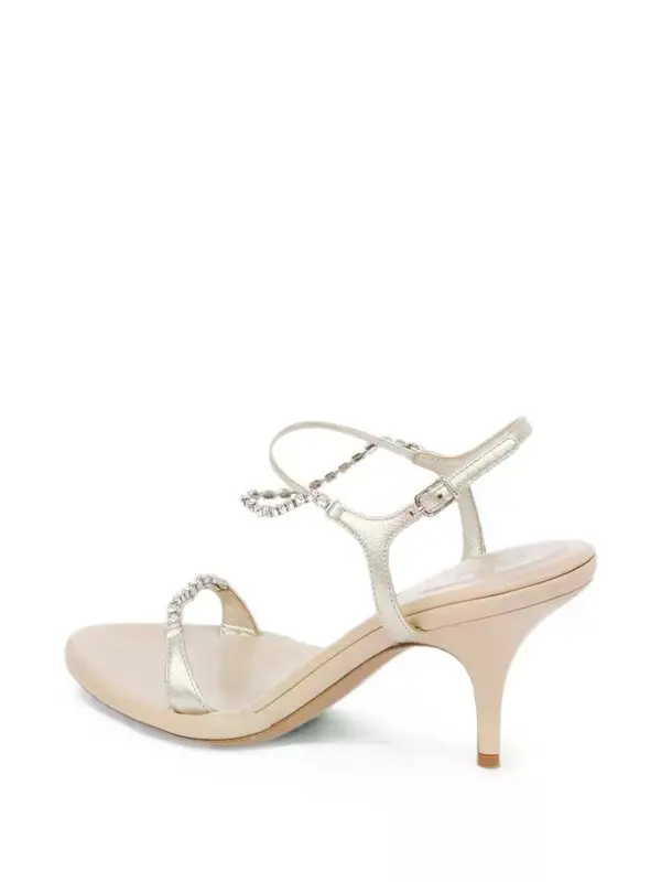 Chloé Crystal-embellished Leather Sandals