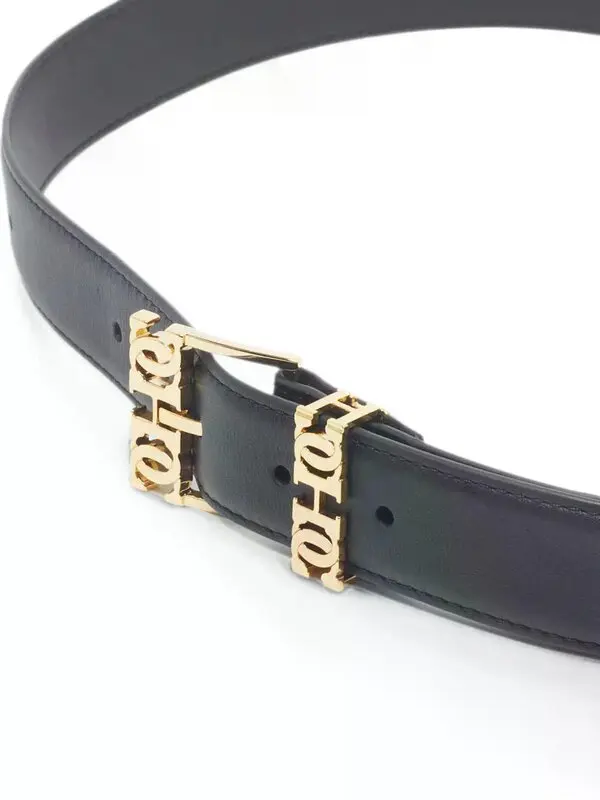 Carolina Herrera Ch-logo Leather Belt