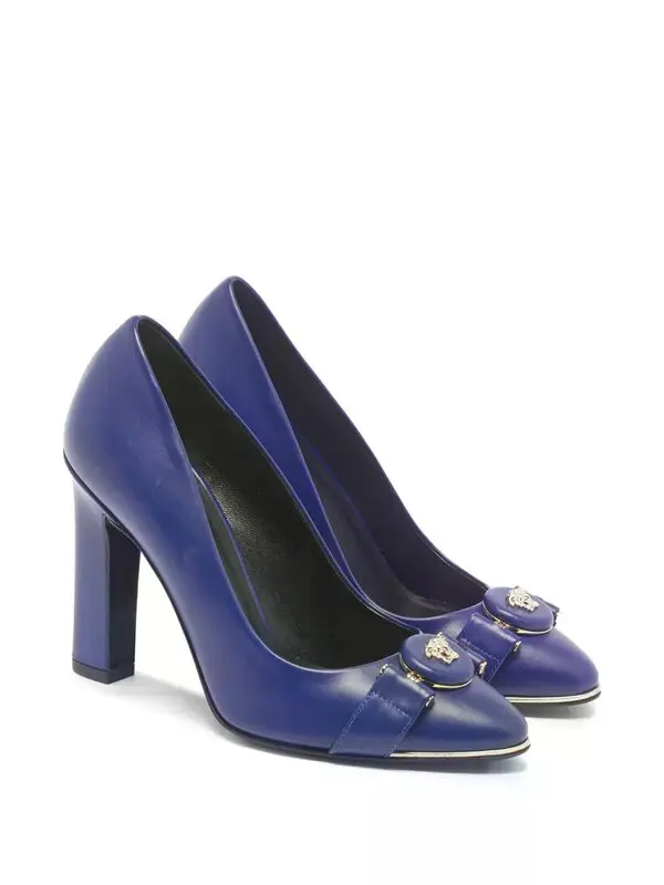 Versace Medusa Medallion Pumps - Blue
