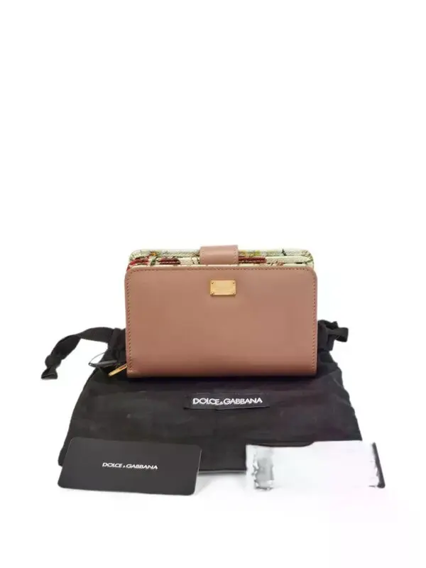 Dolce & Gabbana Logo-plaque Zip-around Wallet