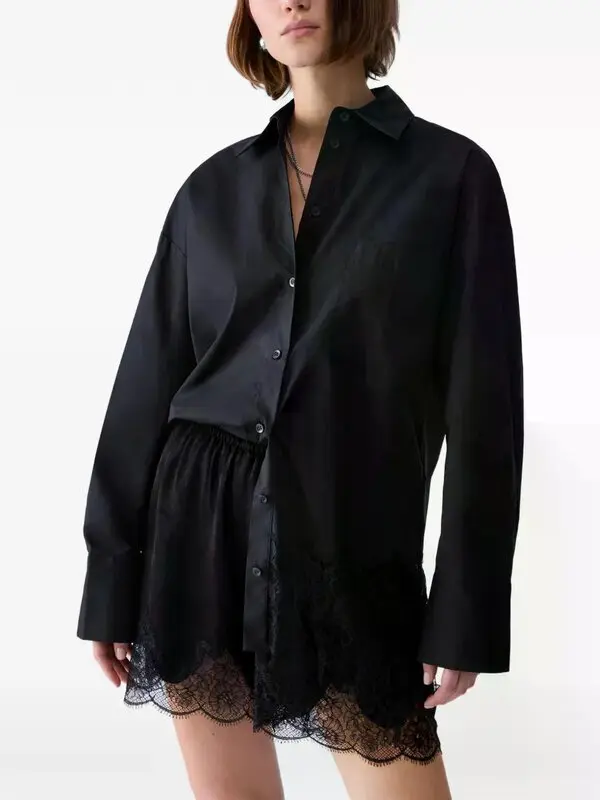 Liu Jo Poplin Shirt With Lace