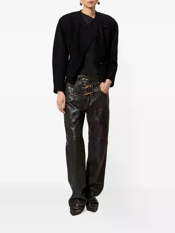 Isabel Marant Étoile Bouclé Asymmetrical Jacket - Black